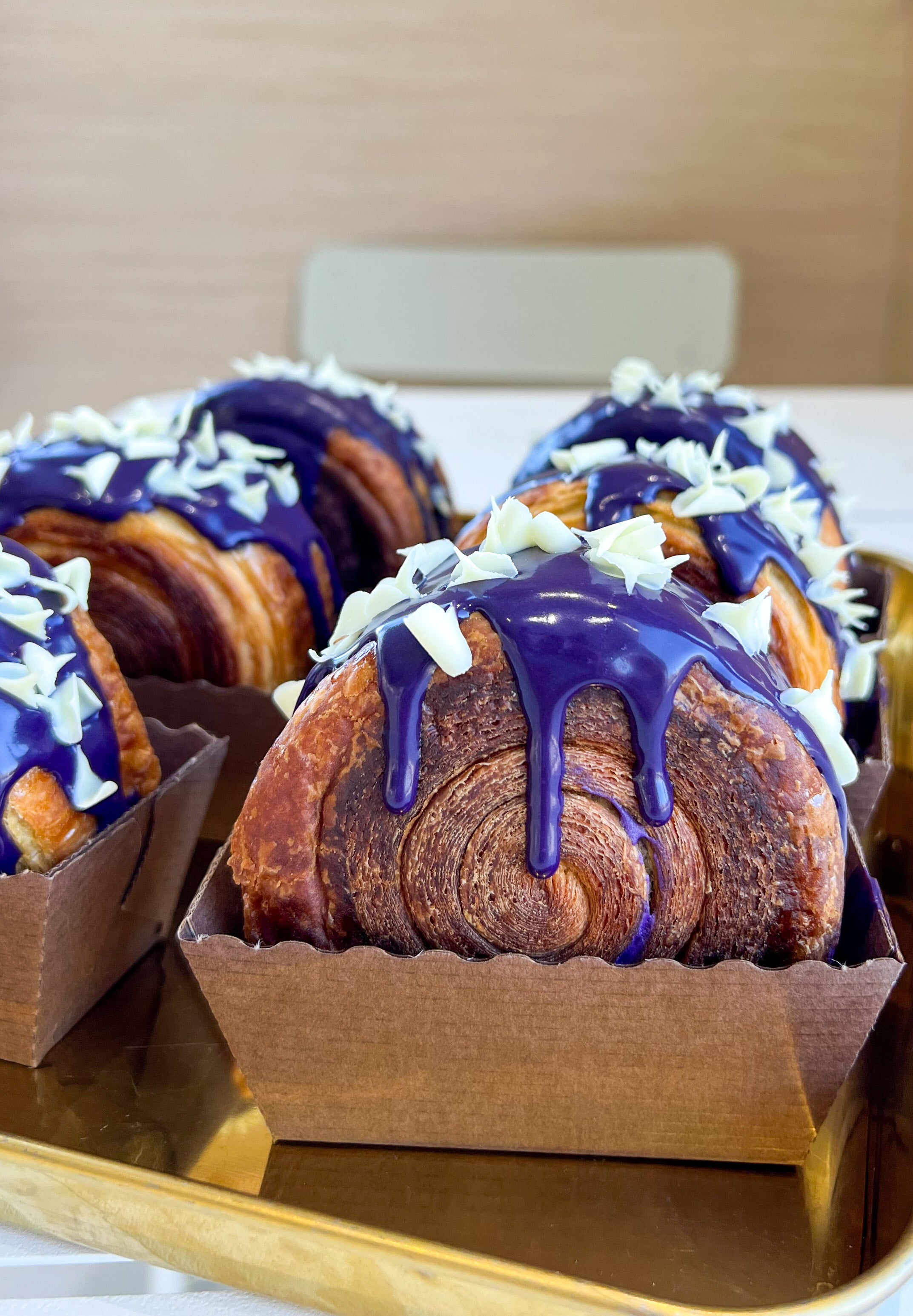 Ube Spiral Croissant | Fancy Flavors